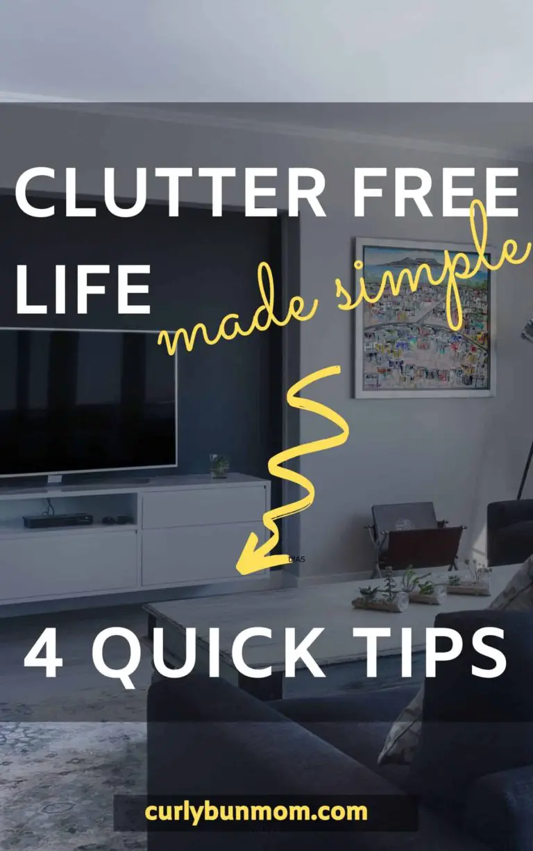 Super Quick & Simple Tips for Decluttering - Curly Bun Mom