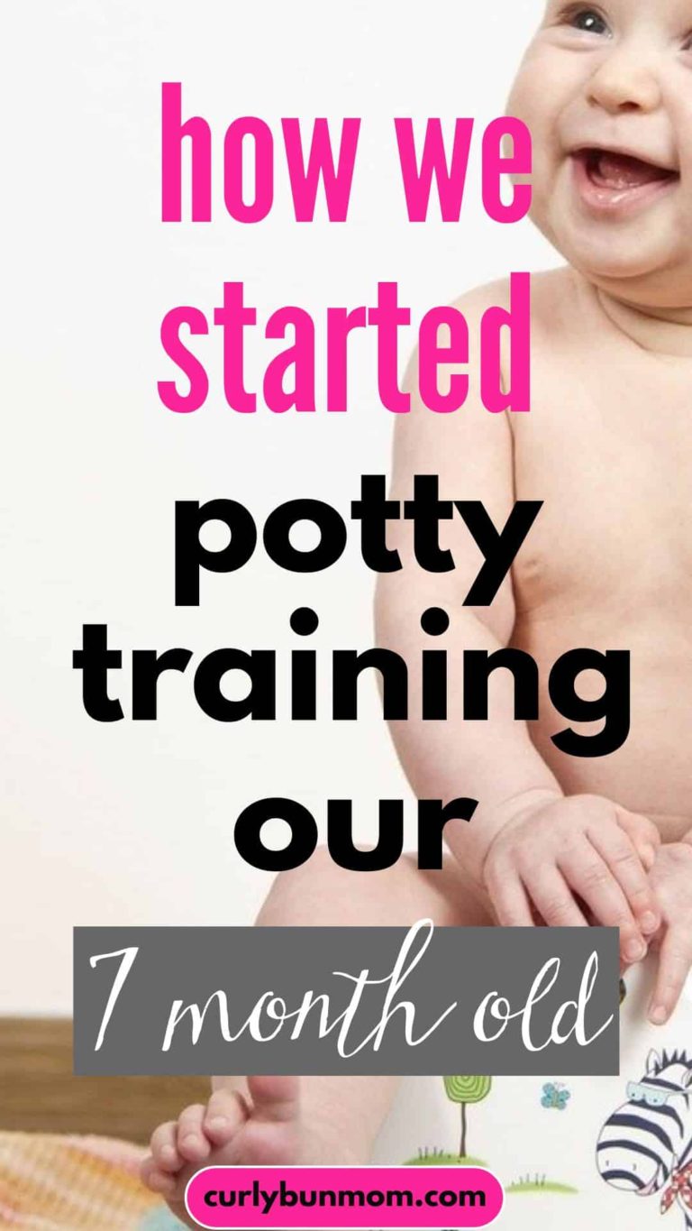 How We Started Early Potty Training at 7 Months Old - Curly Bun Mom