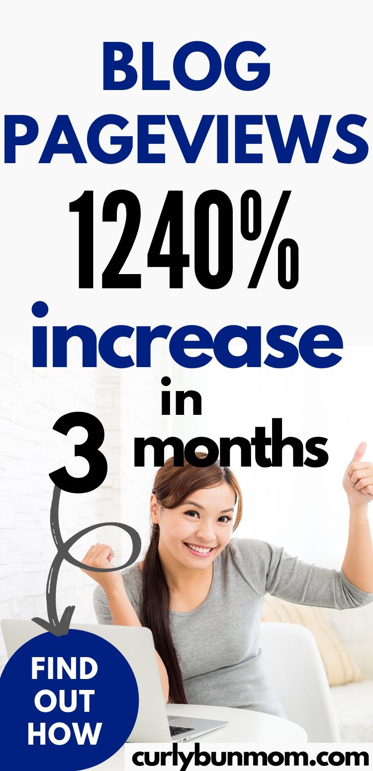 Fourth Month Blog Report - Curly Bun Mom