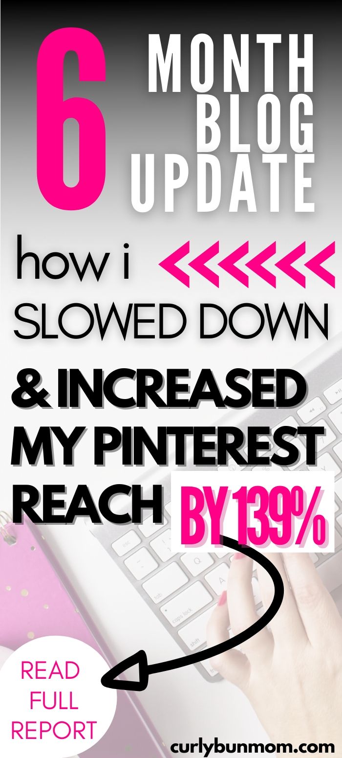 Sixth Month Blog Report - Curly Bun Mom