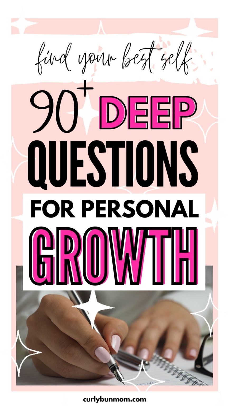 99 Best Deep Self Reflection Questions To Be Happier Curly Bun Mom