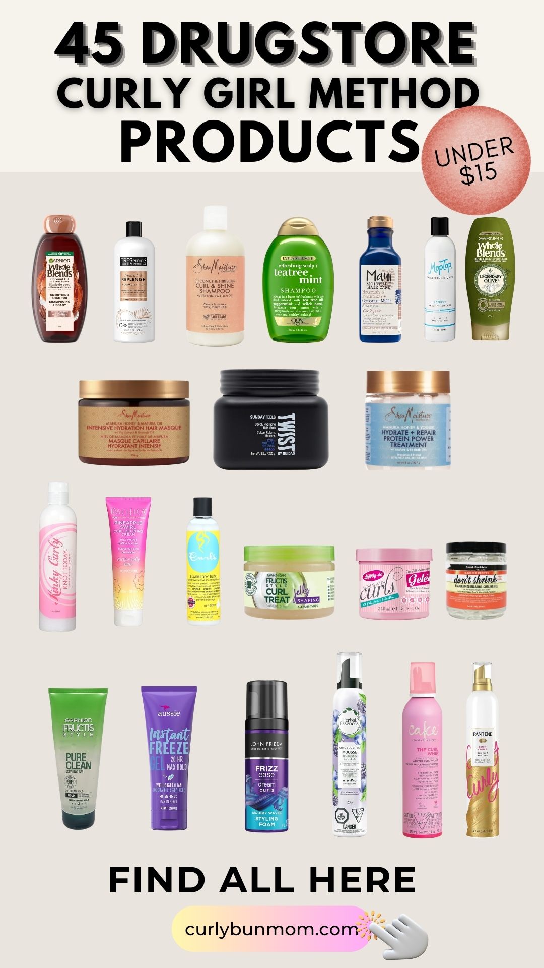 45 Best Drugstore Curly Girl Method Approved Products List 2025 - Curly ...